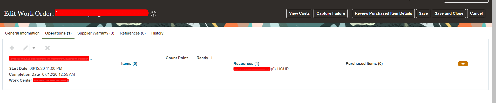 create work definition for a work order using rest api — Cloud Customer Connect