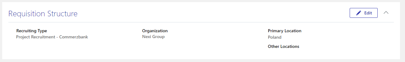 How To Make Requisition Structure Section Editable At Any Stage During The Hiring Process In