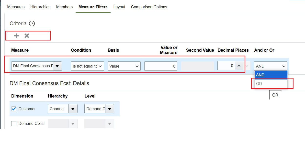 Unable to use Measure Filters during Table Configuration — Cloud ...