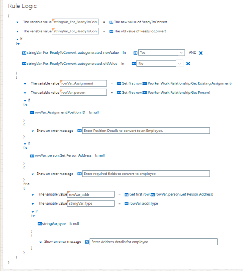 Autocomplete rule on Quick convert Pending Worker Redwood page — Cloud Customer Connect