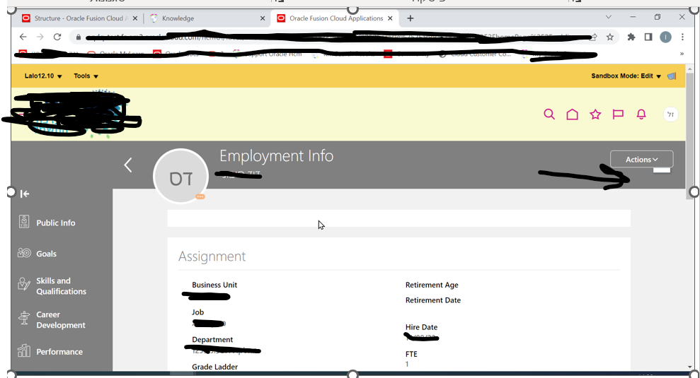 Dont See Actions In Person Spotlight — Cloud Customer Connect