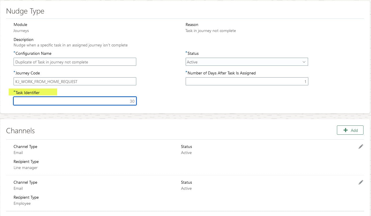 Nudge Task In Journey Not Complete — Cloud Customer Connect