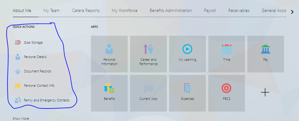 How to remove the quick actions panel without removing from the responsive UI — Cloud Customer ...