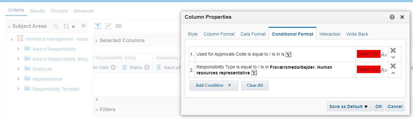 Mutiple Conditions Applied At The Same Time In Conditional Format — Cloud Customer Connect