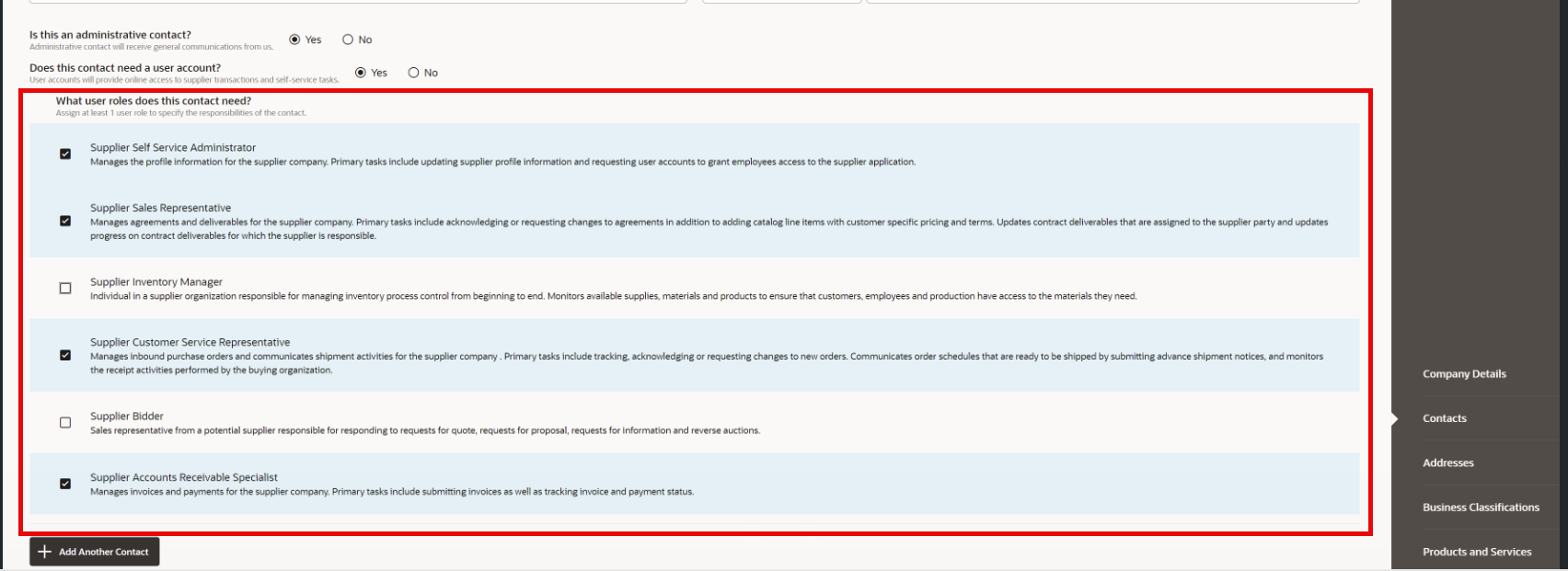 How To Edit Contacts Page On The Redwood Supplier Registration In Visual Builder — Cloud