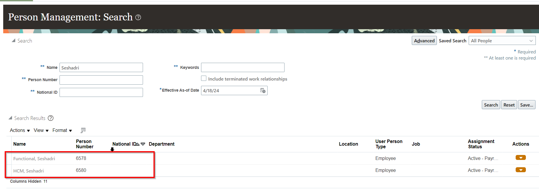 Names are greyed out in the person management UI screen — Cloud ...