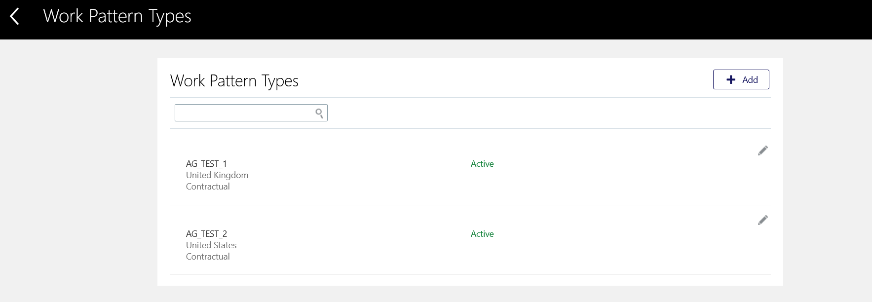 Work pattern created with country UK is not available for creating work ...
