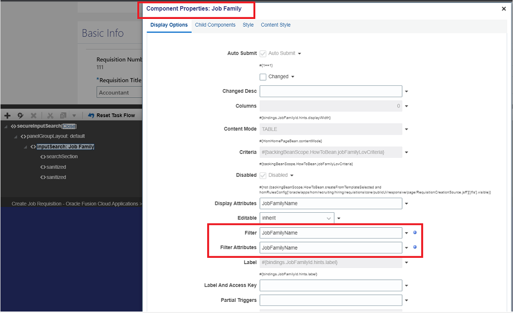How to Hide the Code in the Job Family field in Create Job Requisition ...
