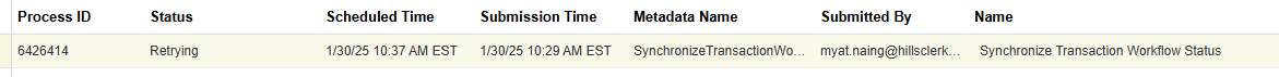 Unable to Run Synchronize Transaction Workflow Status — Cloud Customer ... Unable to Run Synchronize Transaction Workflow Status — Cloud Customer ...