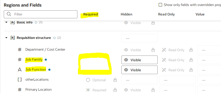 Unable to make fields required on Requisition in VBS Business rule-Available in Responsive UI ...