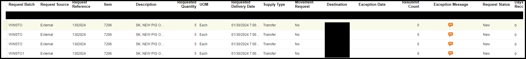 Rest API Payload for creating new lines in an existing Transfer Order ...