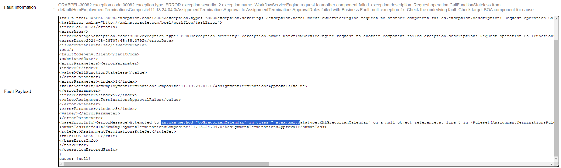 Termination Approval Based On Length Of Service — Cloud Customer Connect