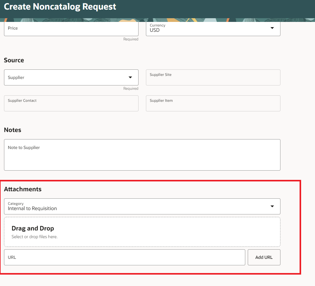 Redwood Non Catalog Request Can We Add Hide The Attachment Url Field — Cloud Customer Connect