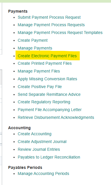 Bank ACH payment File - Transmit Payment file program not triggering ...