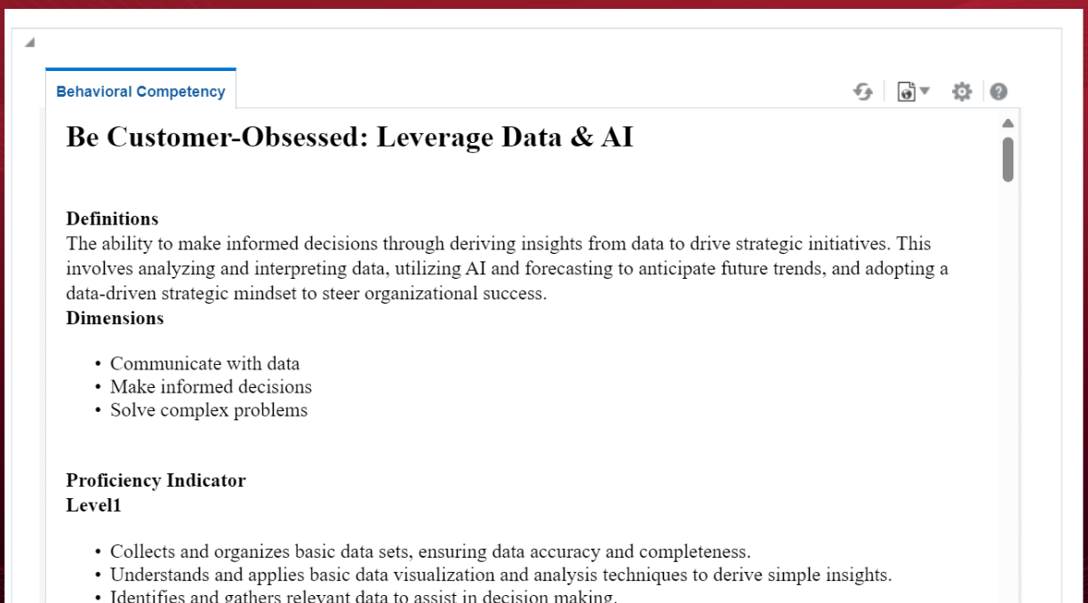 How To Add Report In Skills And Qualification Redwood Page — Cloud Customer Connect