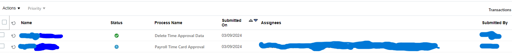 Approval history missing in Transaction Console for ELA — Cloud ...