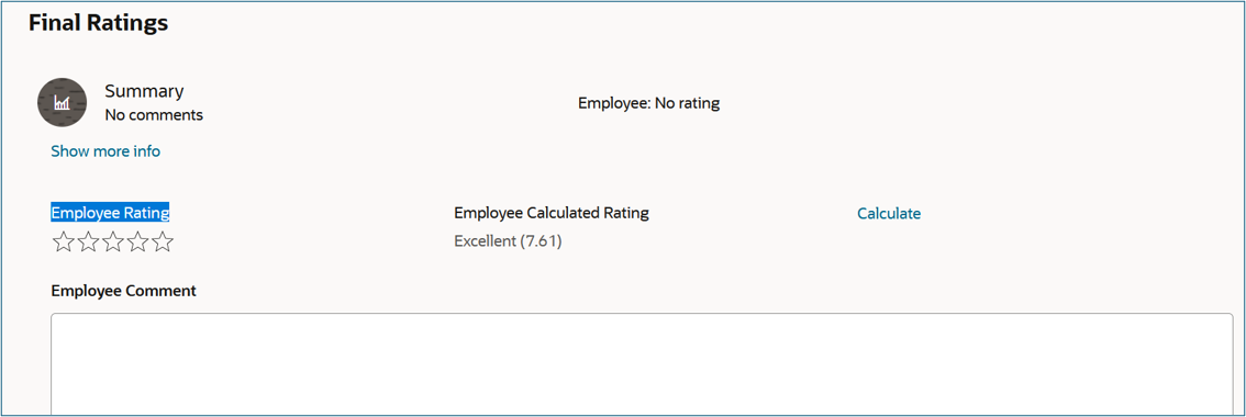 Performance: Hiding Employee Rating in Final Ratings Section of ...