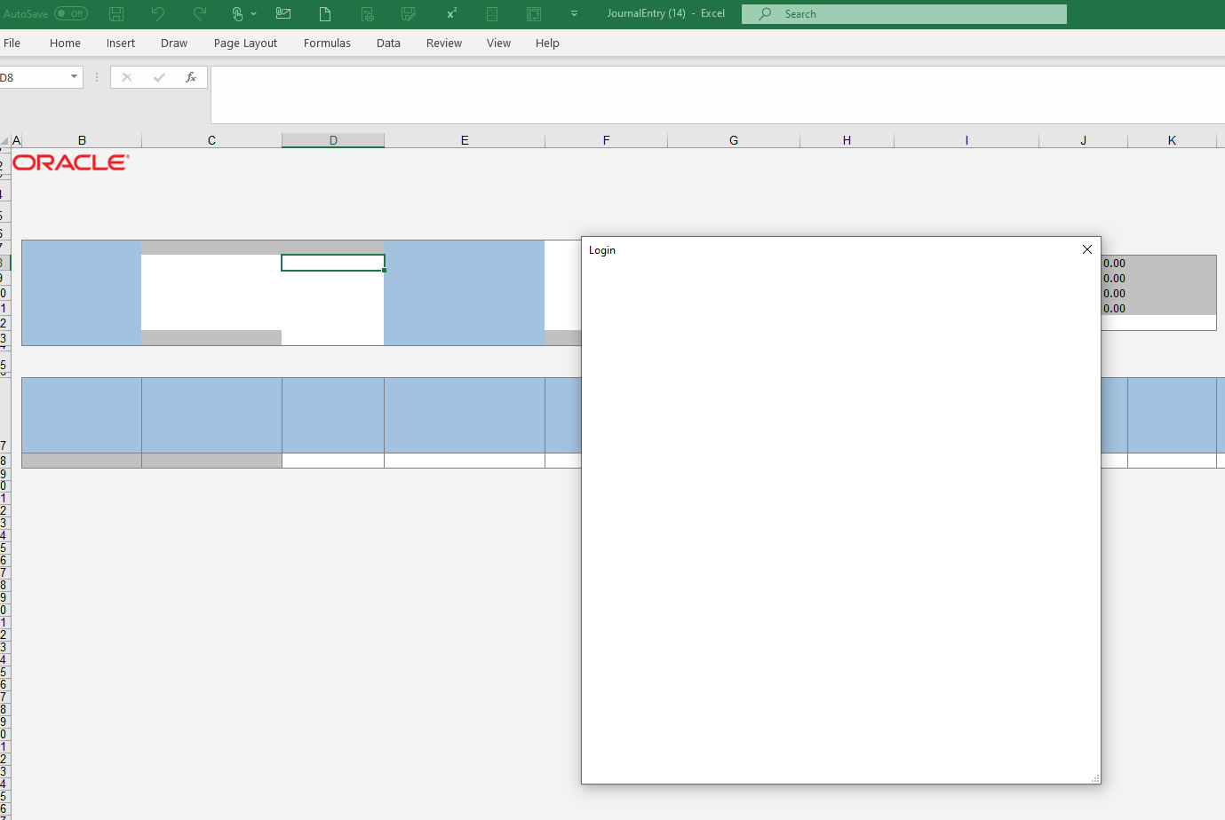 General Ledger Adfdi Spreadsheet Connection Issues — Cloud Customer Connect