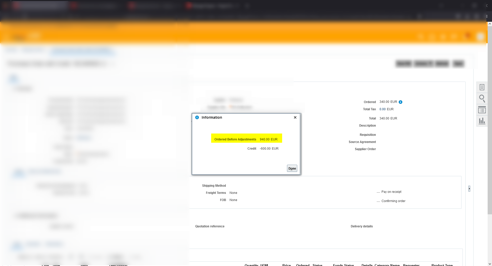 How to manage Purchase Order approval flow for Purchase Orders with Negative Line Amounts ...