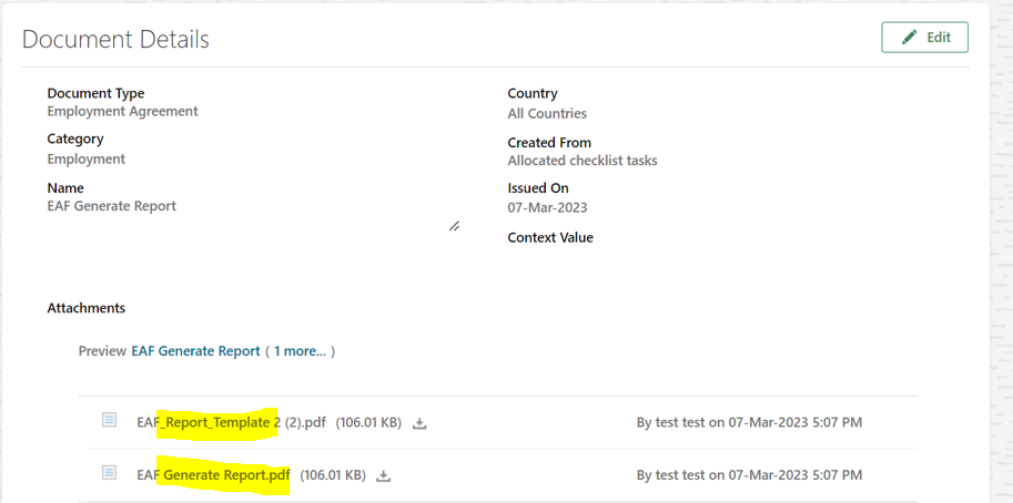 Journeys issue-one document uploaded in checklist but its showing 2 in DOR — Cloud Customer Connect