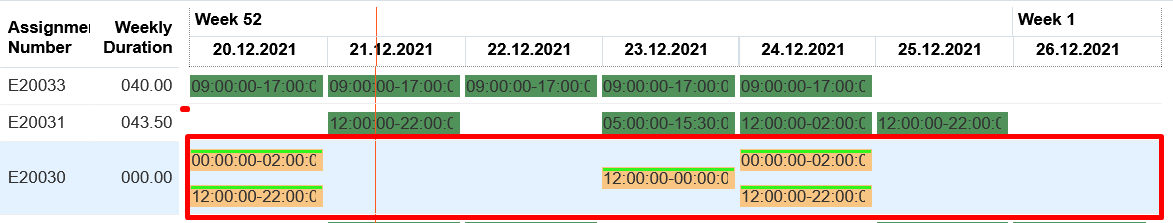 Display Calendar events and Absences on non-working days on Planned ...