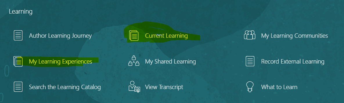 Difference between learning experiences and current learning on ...
