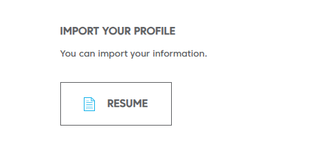 Is it possible to make the profile import mandatory in external career ...