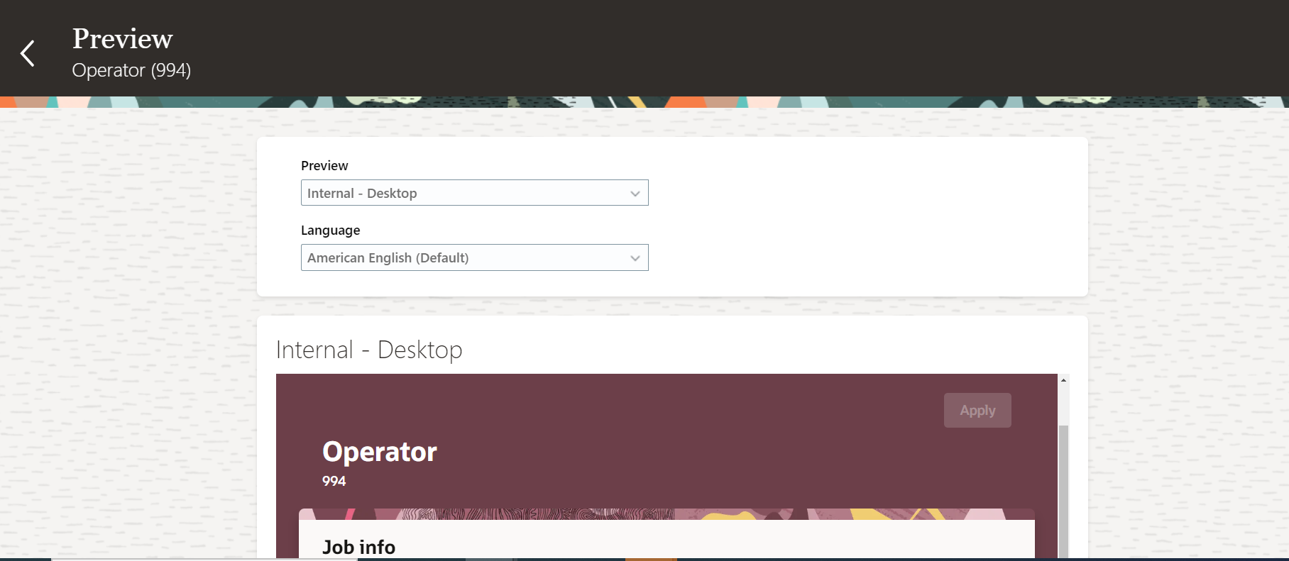 Apply button is greyed out when trying to apply internally for job ...