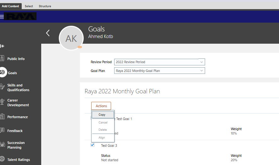 Cancel and Delete buttons are not available for both employee and ...