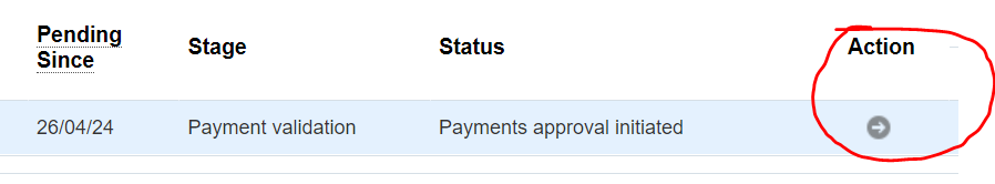 How To Check Payment Process Approver From Manage Payment Screen In Fusion — Cloud Customer Connect