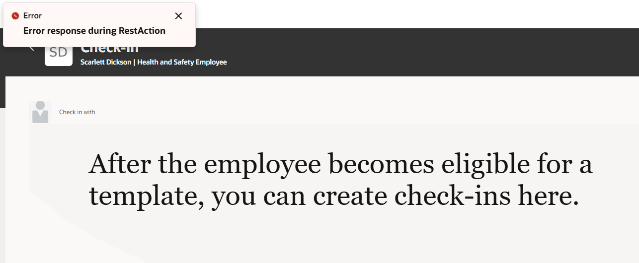 Manager not able to schedule touchpoints check-in — Cloud Customer Connect