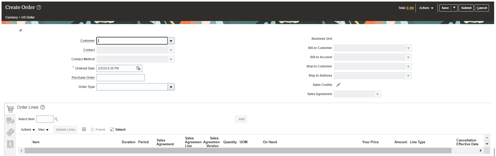 How To Create Sales Orders On The Basis Of Customer Account Number — Cloud Customer Connect