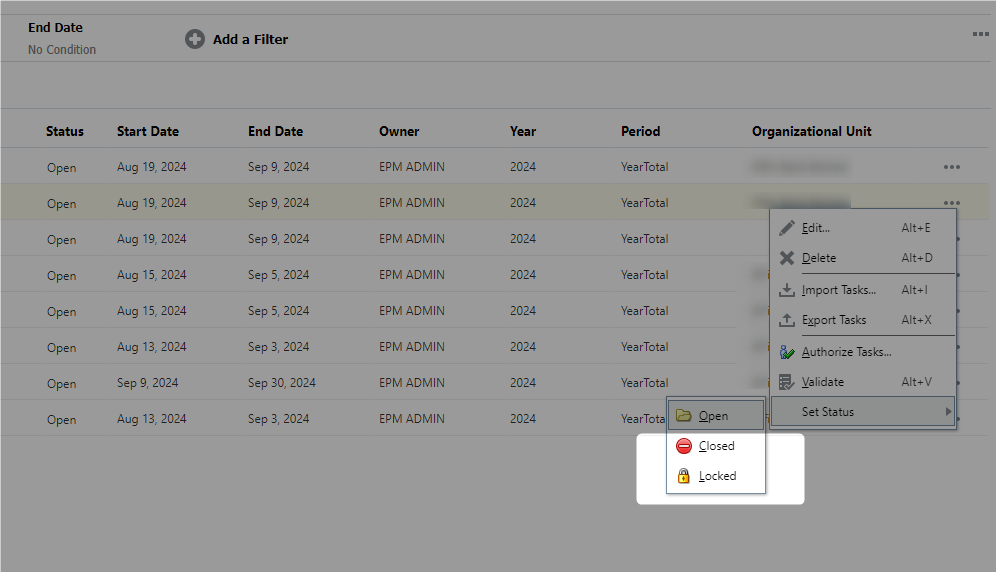 What is the difference between locked and closed a scheduled task ...