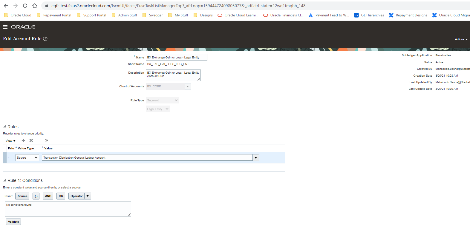 FX Gain / Loss Accounting on Accounts Receivable Receipt to Follow ...