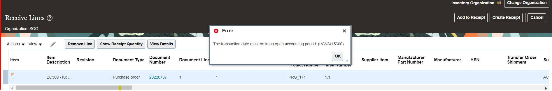How We Resolve This Error The Transaction Date Must Be In An Open Accounting Period — Cloud