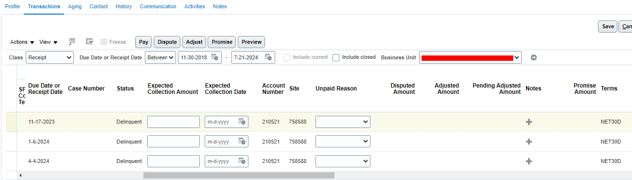 How To Add Dff Under Transaction Tab In Advance Collection Dashboard — Cloud Customer Connect