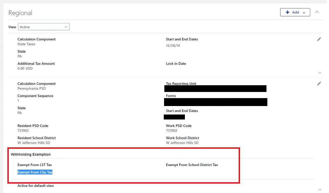 Need DBI for Values on the Withholding Exemption Section on the ...