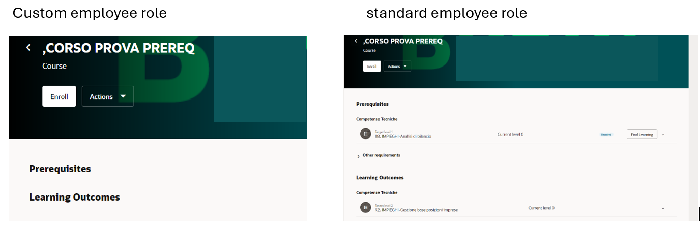 Not able to see prerequisites and learning outcomes as learner — Cloud ...