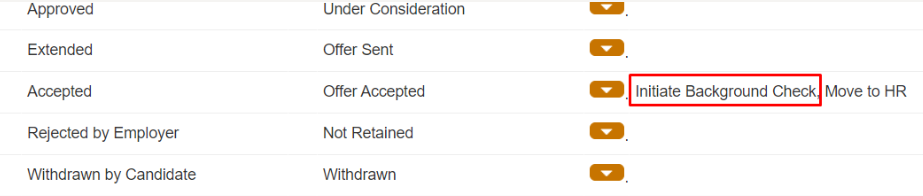 HDL for Job Req template for Background check and Screening — Cloud Customer Connect