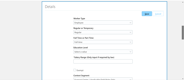 Configuring The Details Section While Creating Job Requisitions — Cloud Customer Connect
