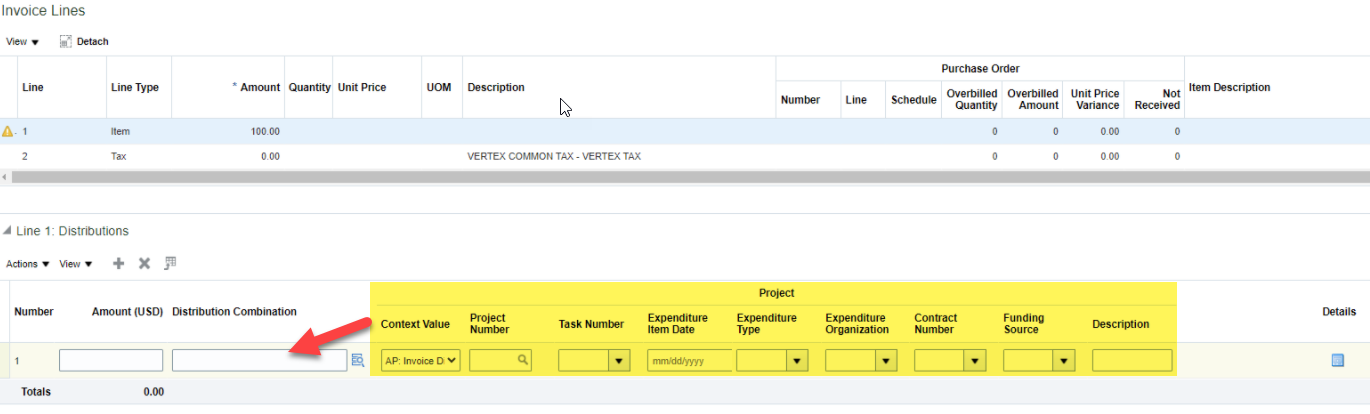 How To Use Tad With Account Coding Workflow And Project Info — Cloud Customer Connect