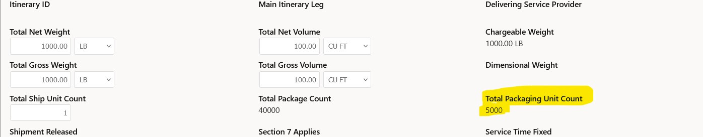 Can we set up rates basis the Unit Breaks on Packaging Unit Count ...