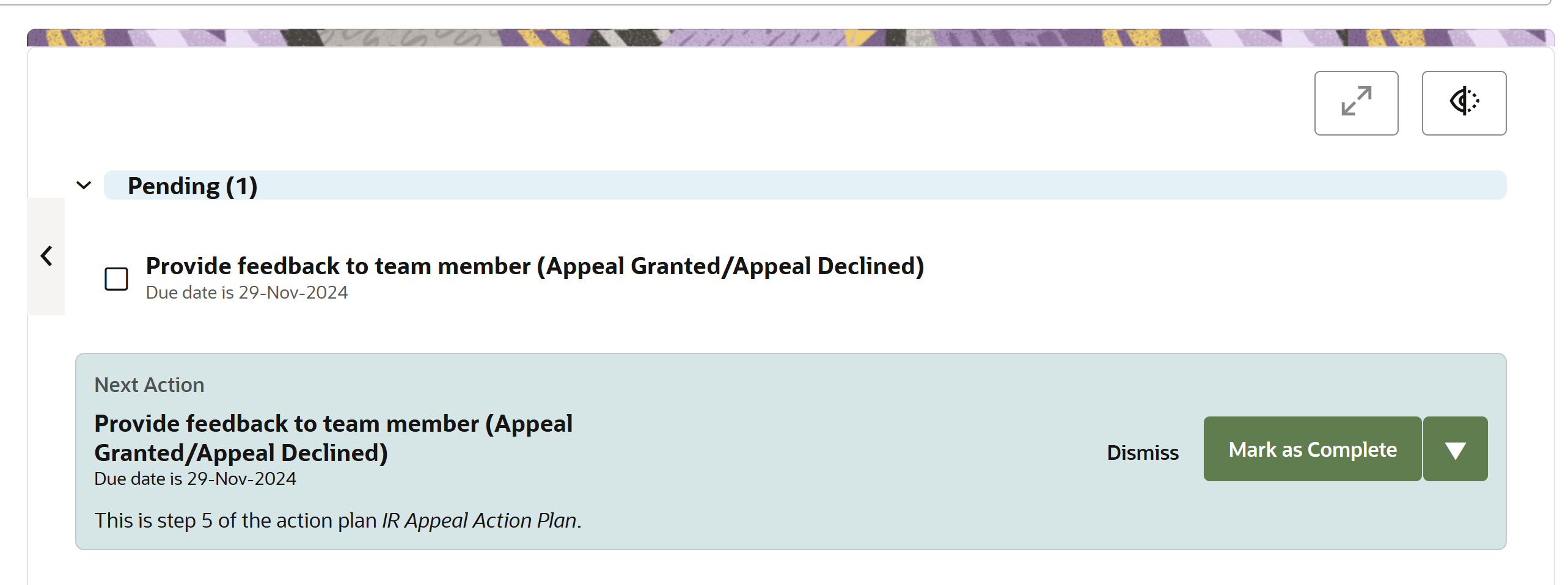 Why do pending actions in an action plan display differently — Cloud ...