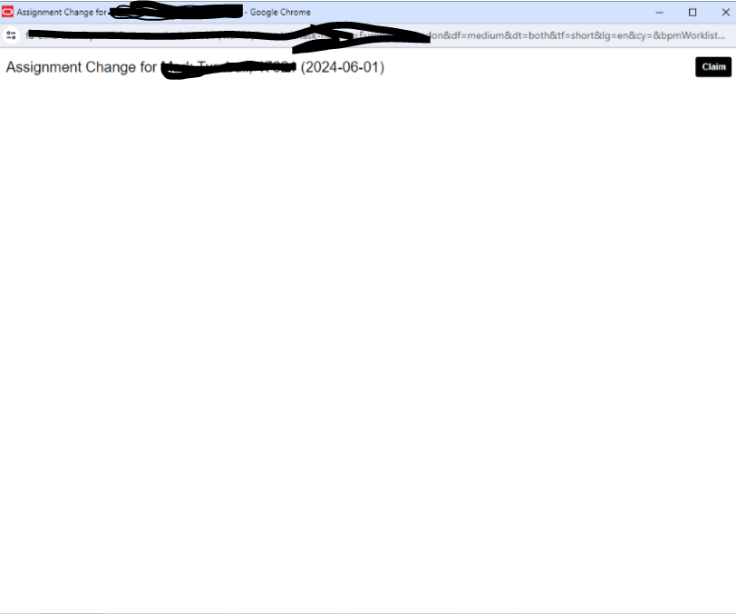 Approval notifications blank - but only for Assignment Change action — Cloud Customer Connect