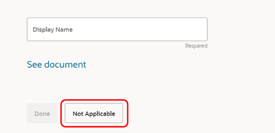 Where Is The Not Applicable Status Is Stored In Backend Tables — Cloud Customer Connect