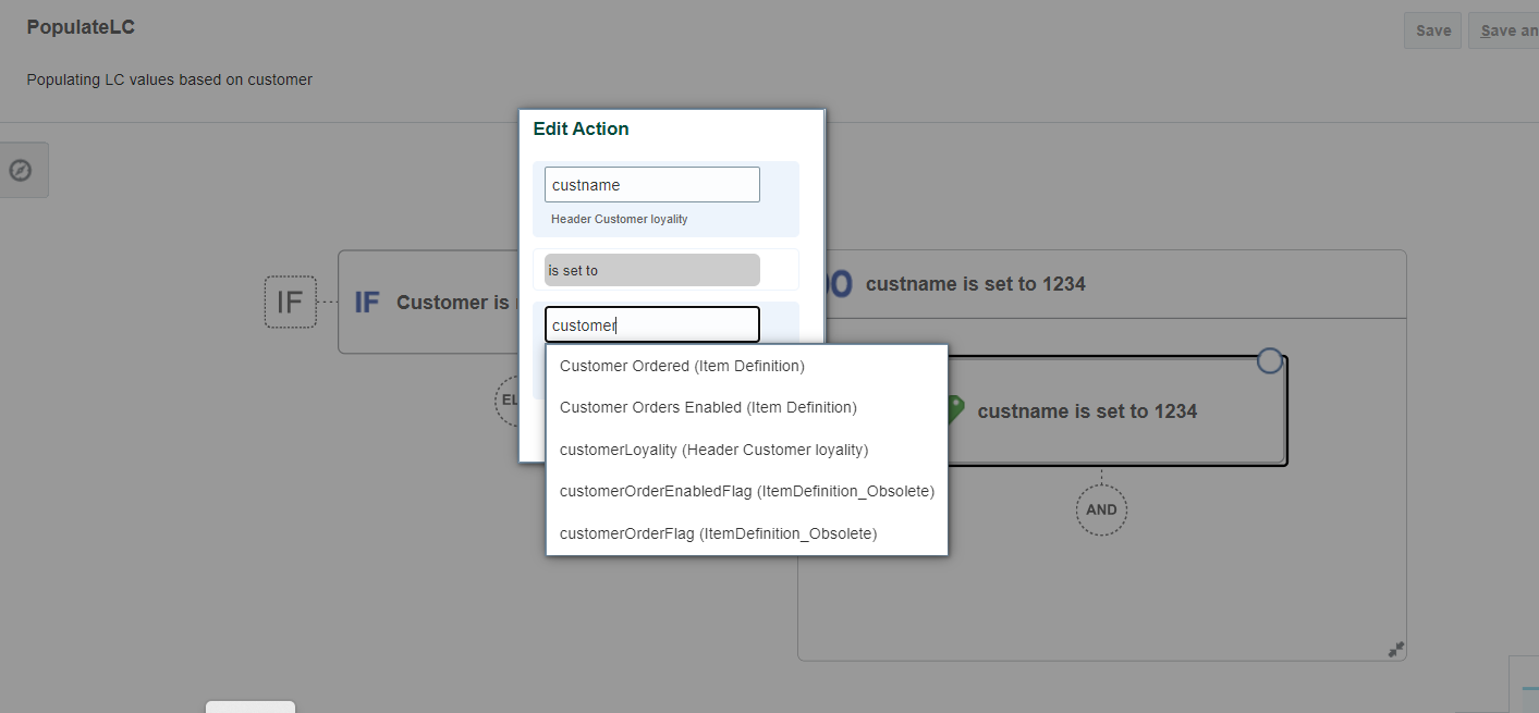 How to populate the customer name in EFF using Pretransformation rules in Sales order form ...