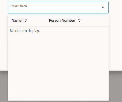 select single with table collection template not showing data — Cloud Customer Connect