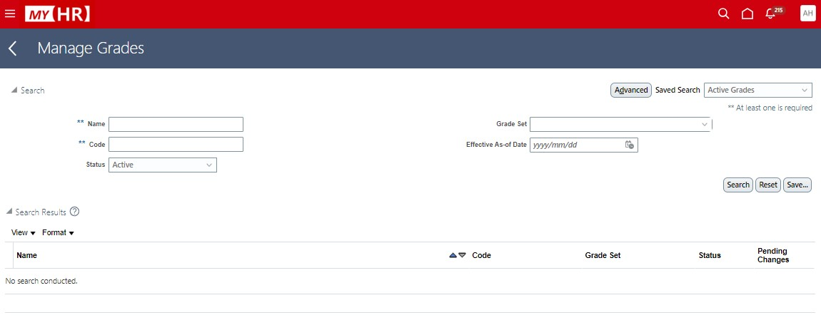 Unable To Create Grade In Workforce Structure — Cloud Customer Connect