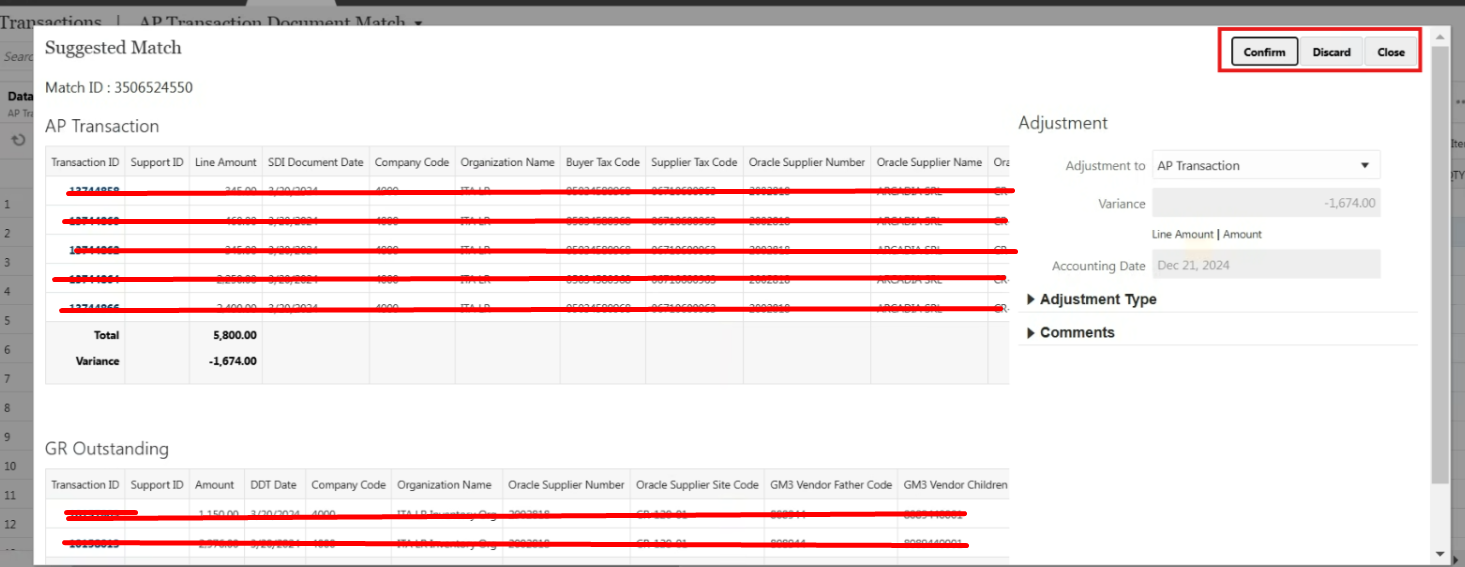 Confirm button on the Suggest Match page was updated with the 24D patch ...