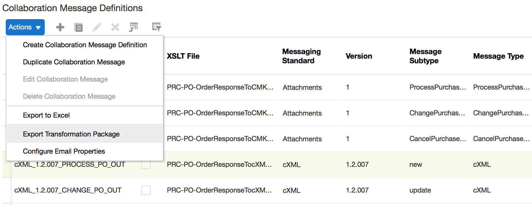How to Exchange User-Defined cXML Messages via Oracle Supplier Network ...